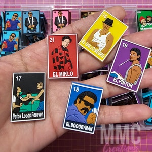 Mexican Theme Loteria Cards Shoe Charms, Singer, Artist, Boxing, Toxico ...