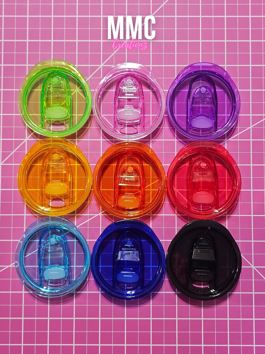 20oz Acrylic Color Lid, Replacement Lid, Tumbler Accessories ...