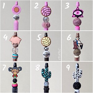 Custom Beaded Mexican Themed Pens, Party Favors, Fun Gift, Refillable ...