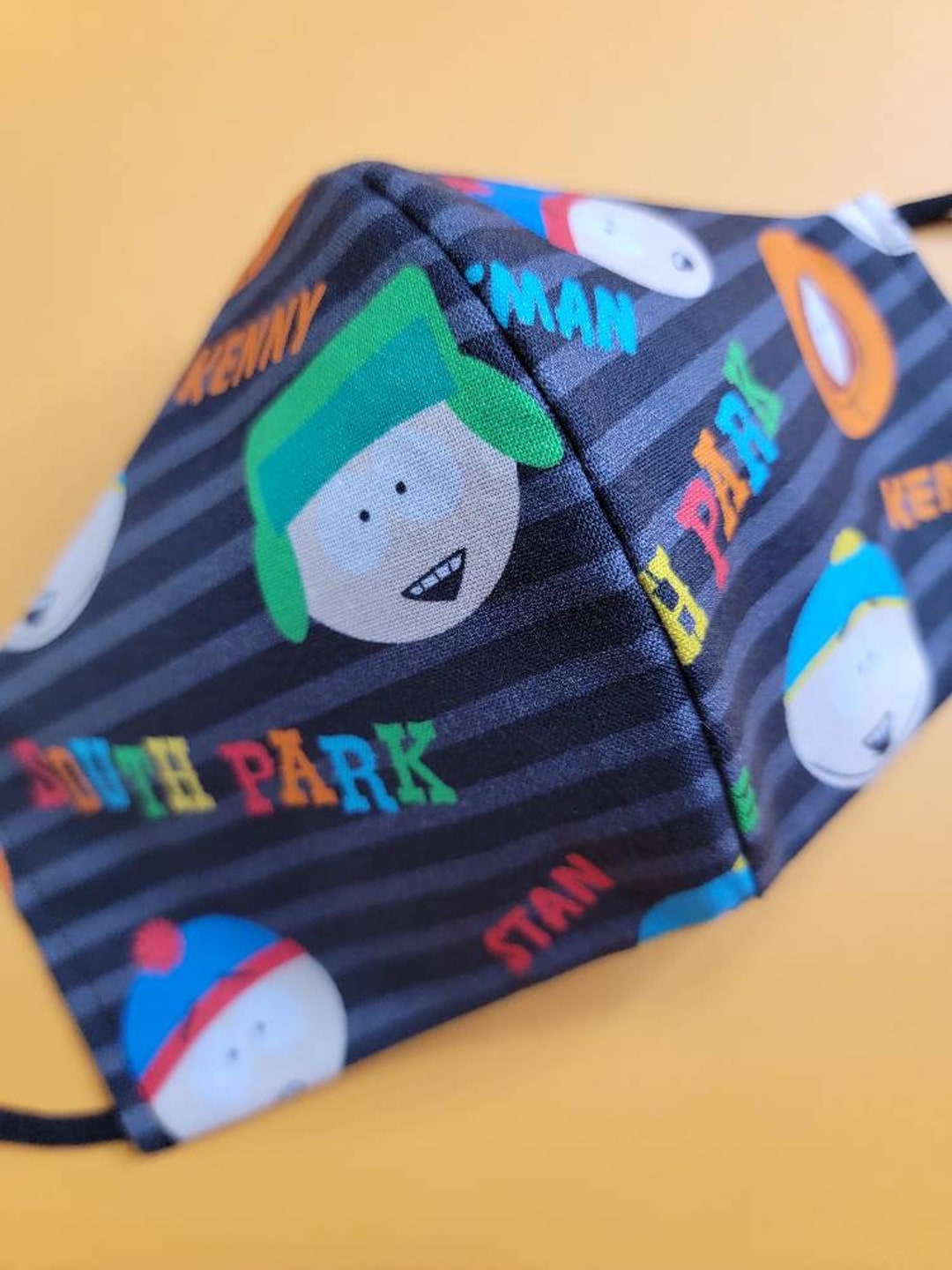 Adult Cartoon Facemask, 100% Cotton, Double Layered, Adjustable Straps ...