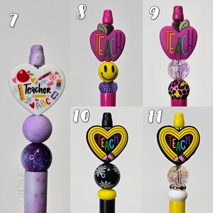 Updated NEW Custom Beaded Apple Pens, Teachers Pen, School Supplies ...