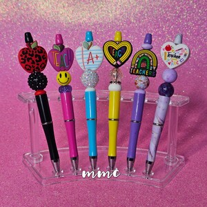 Updated NEW Custom Beaded Apple Pens, Teachers Pen, School Supplies ...