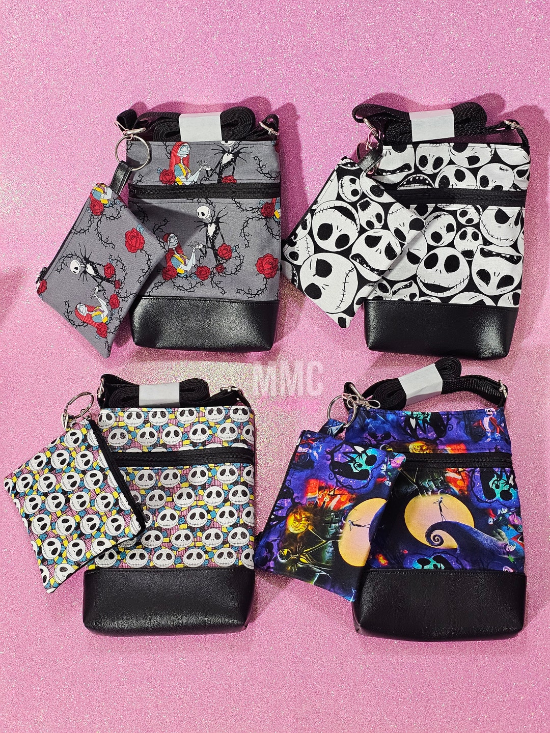 Christmas Crossbody Bag With Matching Coin Bag Set, Nightmare Bag ...