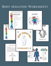 Body Awareness Sensations Worksheet Therapeutic Guide to - Etsy Canada