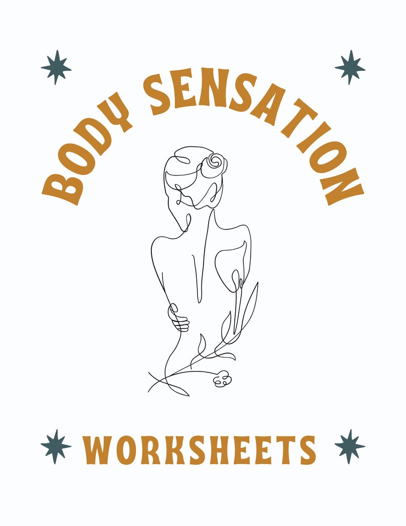 Body Awareness Sensations Worksheet Therapeutic Guide to Understanding ...
