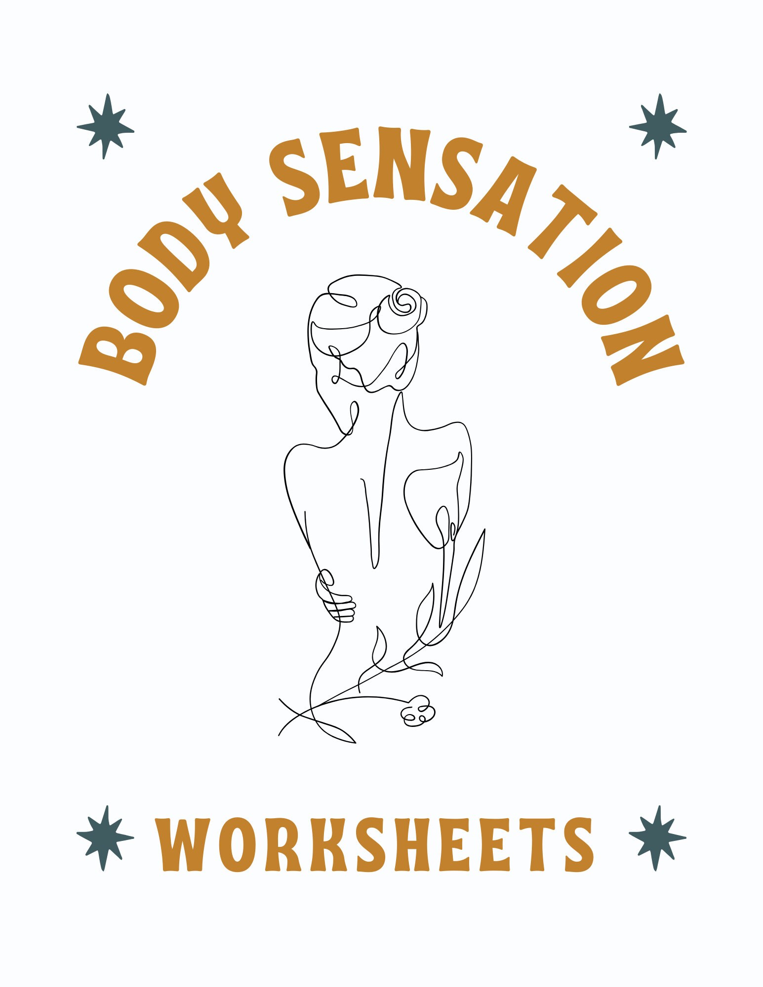 Body Awareness Sensations Worksheet Therapeutic Guide to Understanding ...