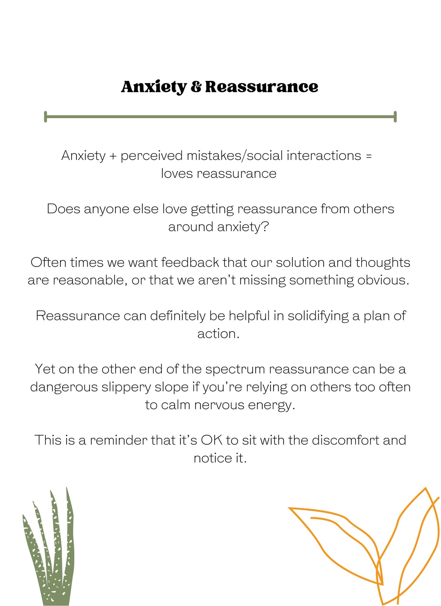 Anxiety Worksheet Therapeutic Guide to Understand Anxiety - Etsy