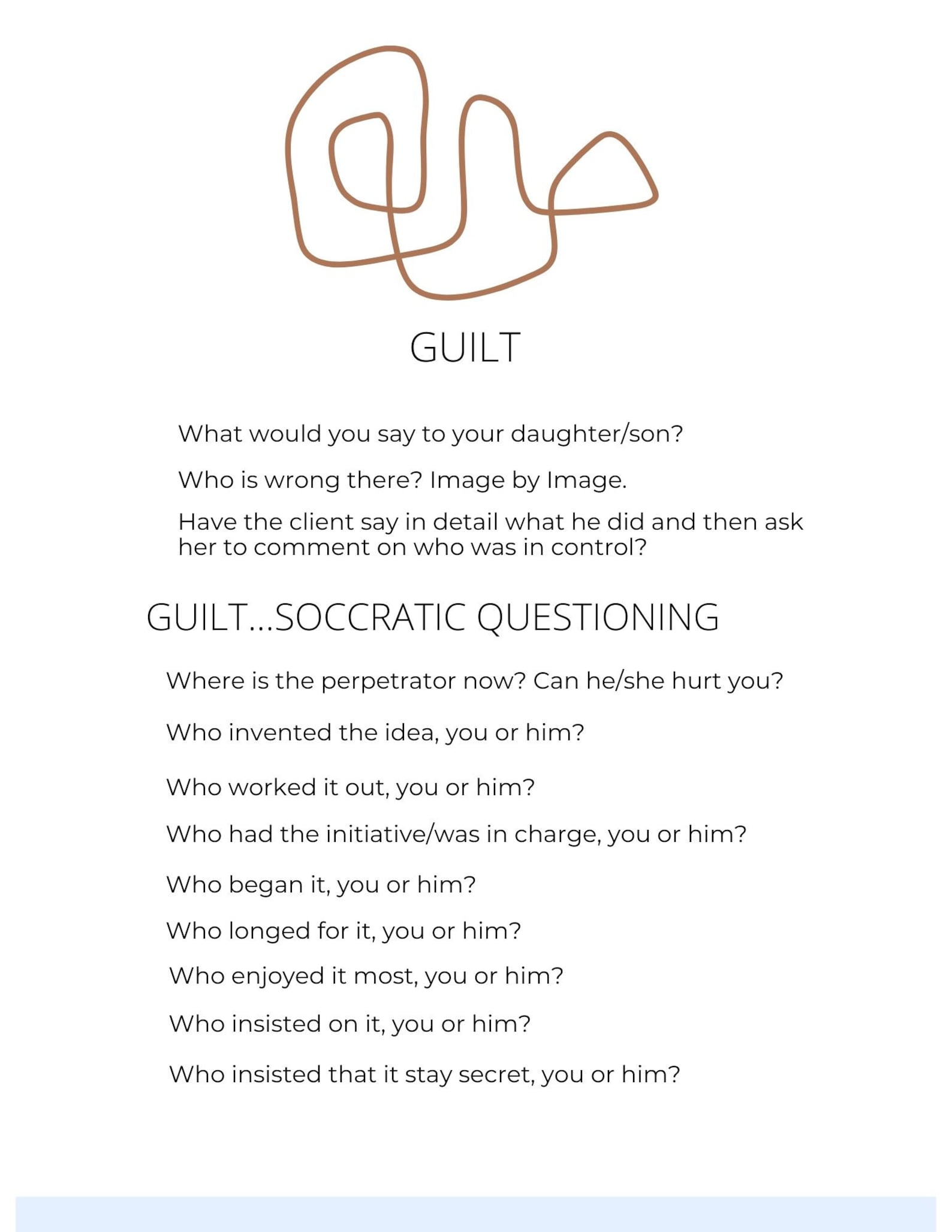 EMDR Worksheets Cognitive Interweaves Packet Tool Helpful List - Etsy