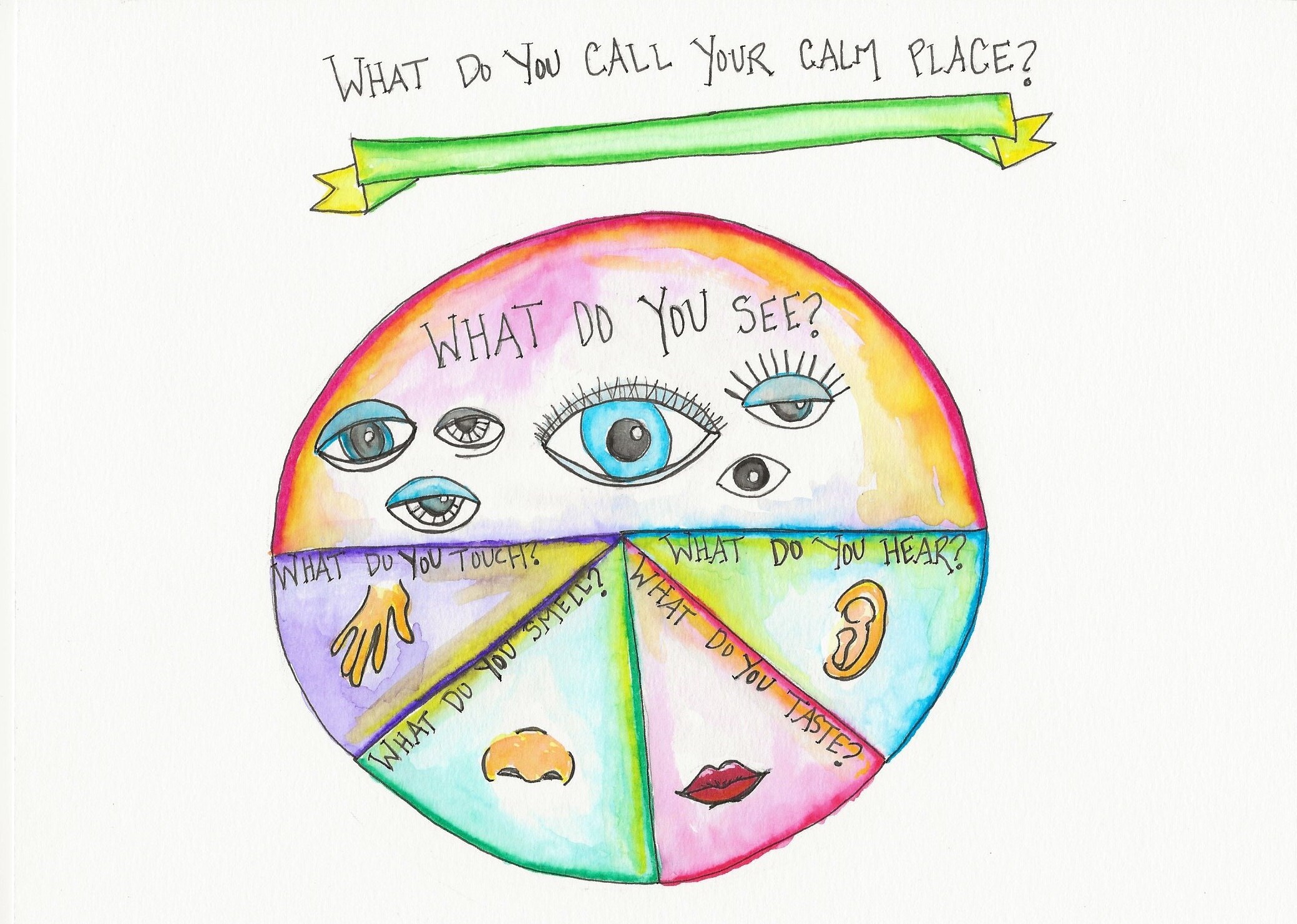 Peaceful State or Calm Place Resource Building for Kids Teens Adults ...