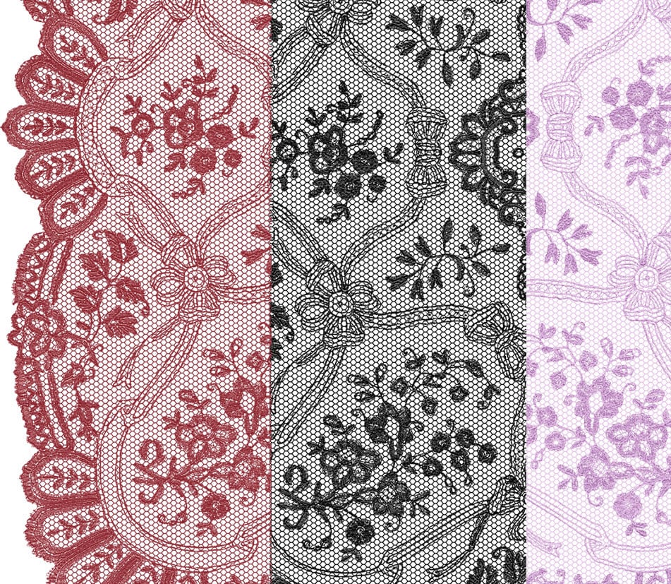 White Lace Clipart Overlays, Vintage, Transparent Digital Lace, Borders ...