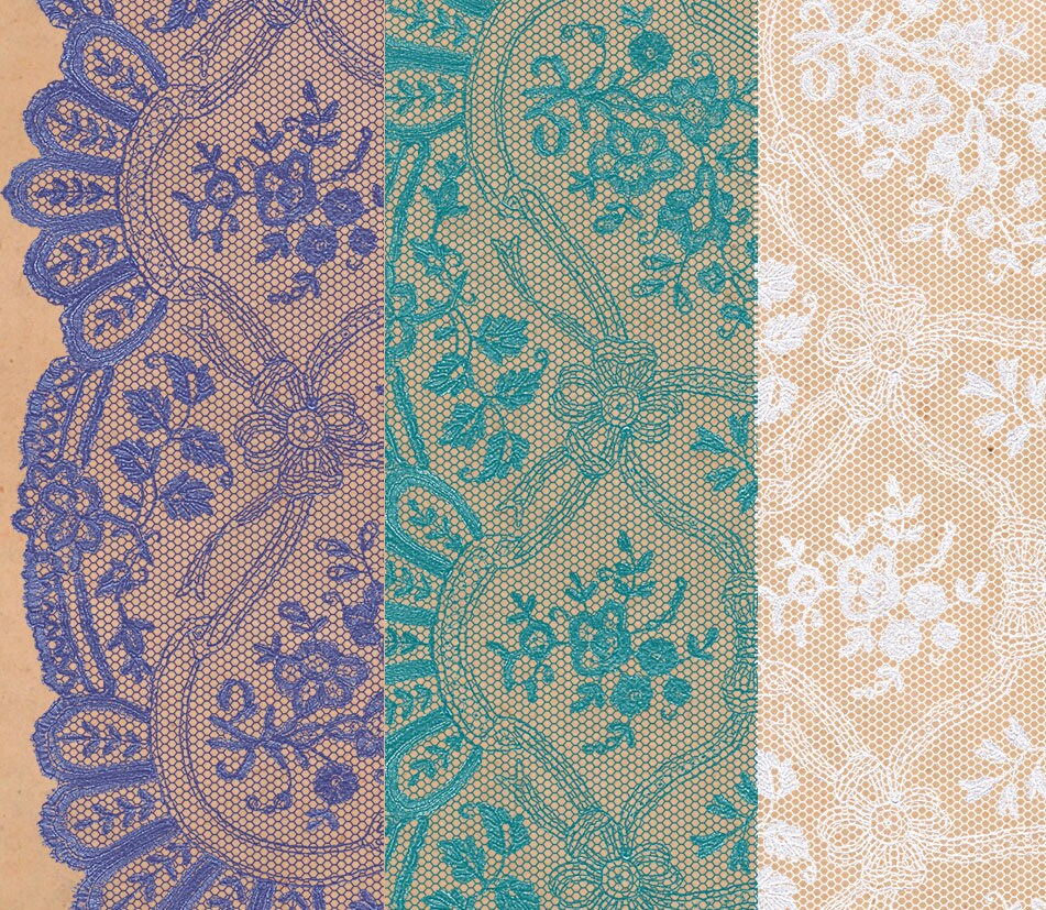 White Lace Clipart Overlays, Vintage, Transparent Digital Lace, Borders ...
