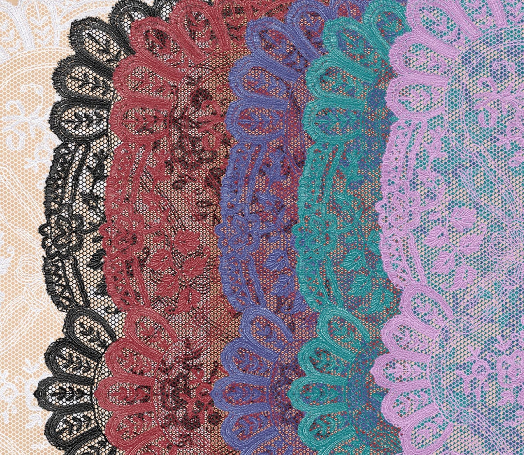 White Lace Clipart Overlays, Vintage, Transparent Digital Lace, Borders ...