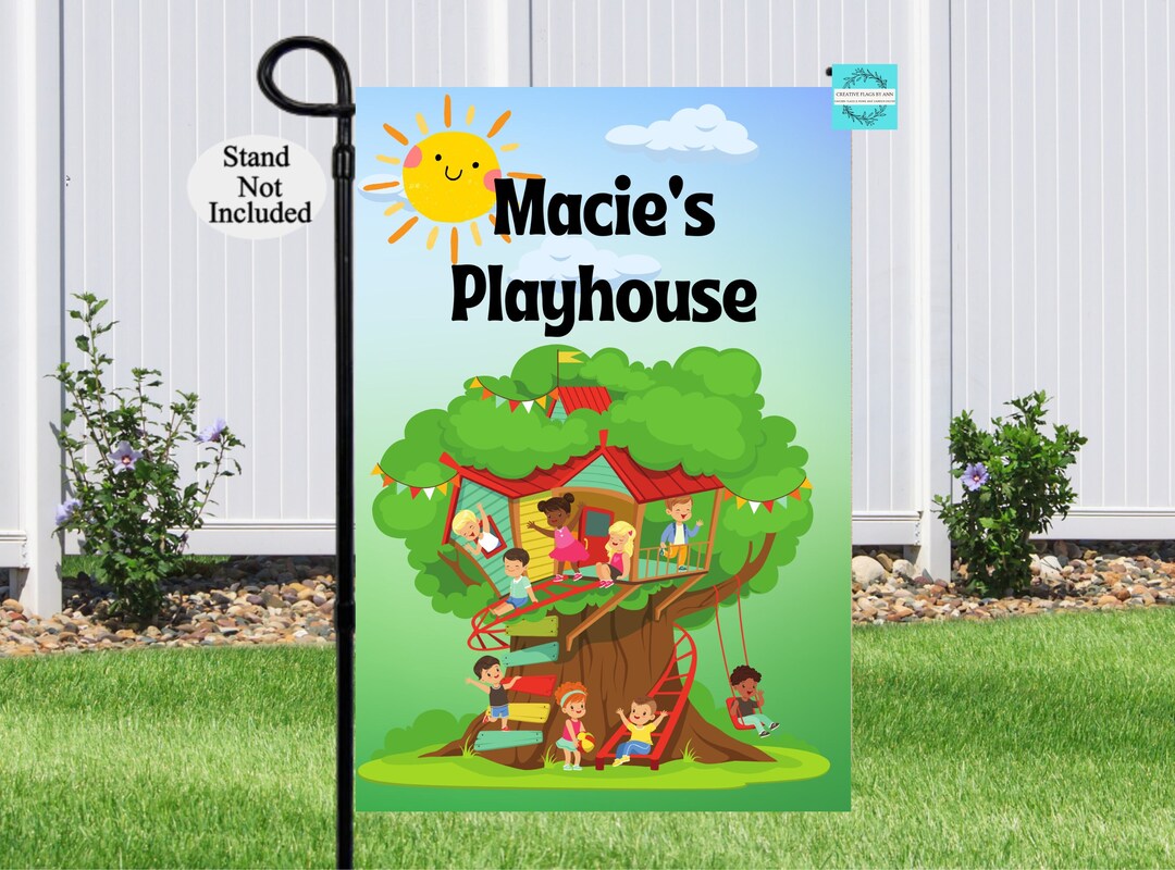 Kids Playground Flag, Children's Clubhouse Flag, Outdoor Flag ...