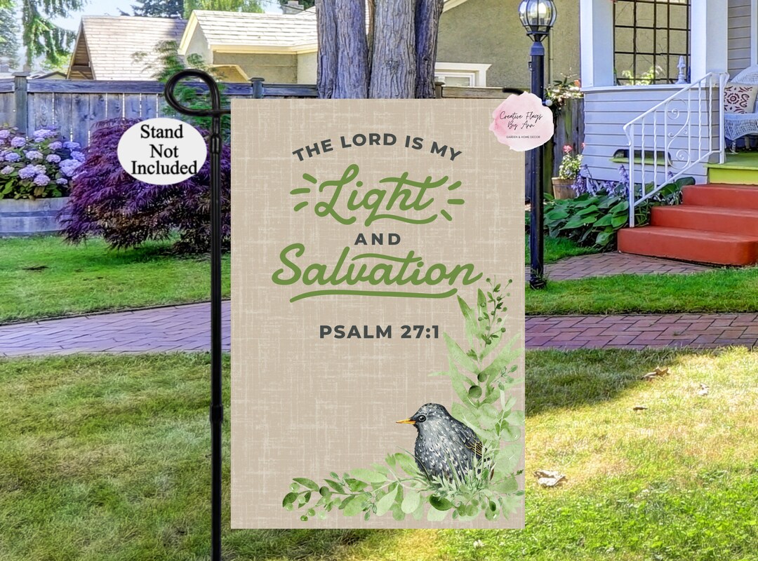 Bible Verse Garden Flag, Faith Flag, Bible Scripture Flag, Summer Flag ...