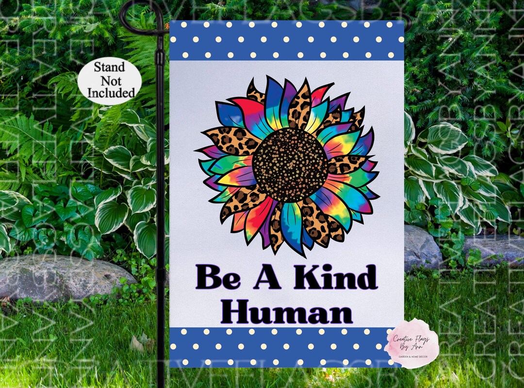 Kind Human Flag, Choose Kindness, Be Kind Flag, Positivity Fag ...