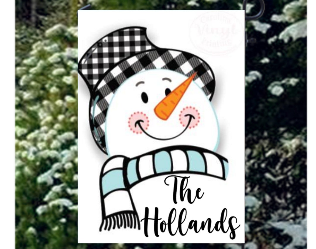 Snowman Garden Flag , Let It Snow Flag , Snowmen Flags, Vinyl Flags ...