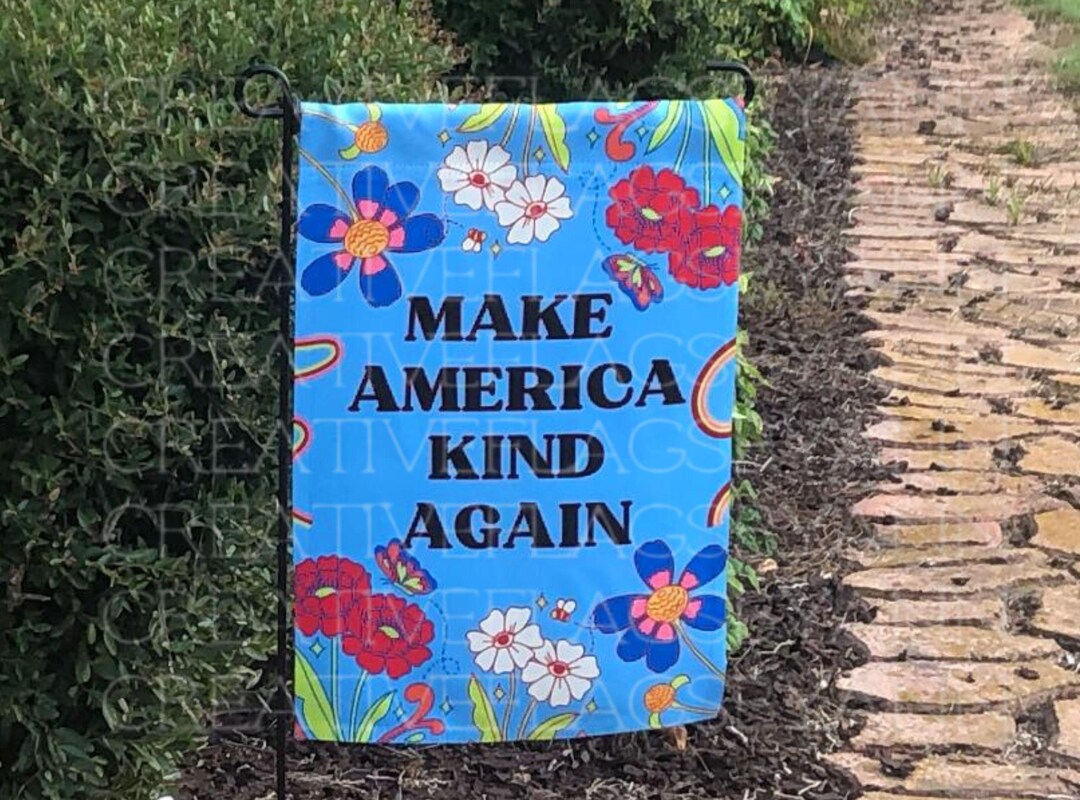 Make America Kind Again, Vote Trump Garden Flag , Patriotic Flag,choose ...