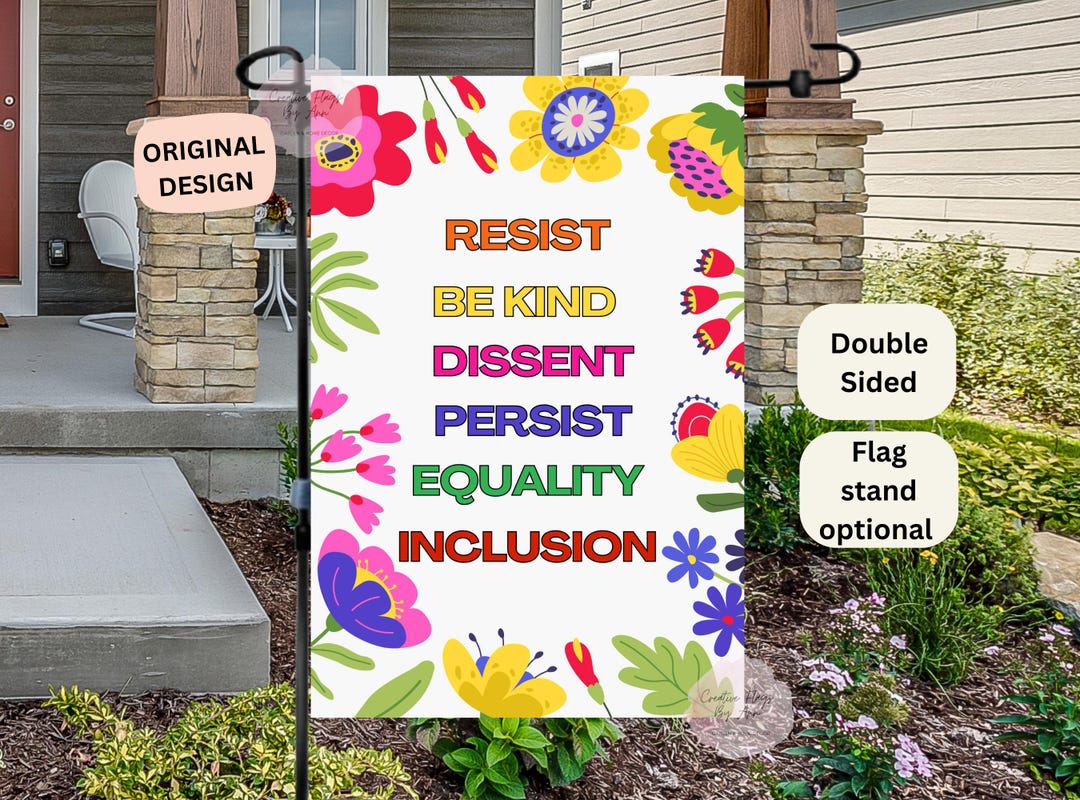 Resist Flag, Social Activist Flag, Pro Democracy Sign, Anti Trump Flag ...