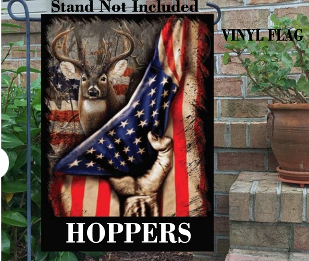 American Flags, Hunting White Tailed Deer Flag, Hunting Flag, Gift for ...