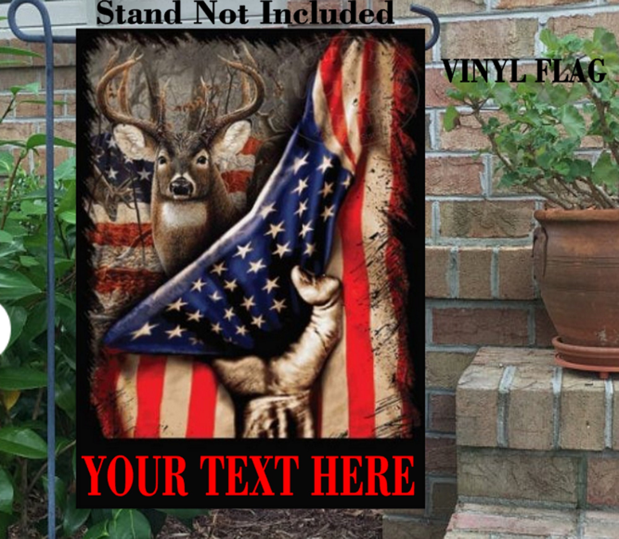 American Flags Hunting White Tailed Deer Flag Hunting Flag - Etsy