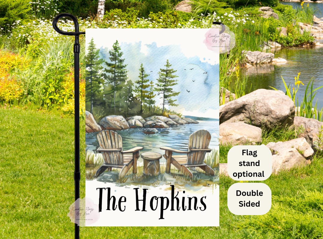 Lake Life Flag, Lake House Sign, Lake House Flag, Spring Garden Flag ...