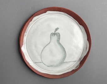 Handmade Ceramic Cheese Plate - Etsy