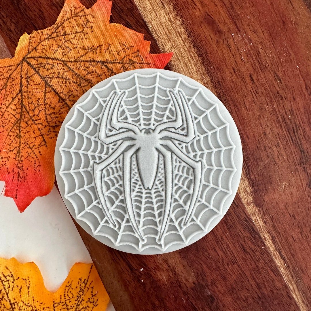 Spider Embosser Fondant Stamp , Acrylic Embosser for Cookies, Cupcakes ...