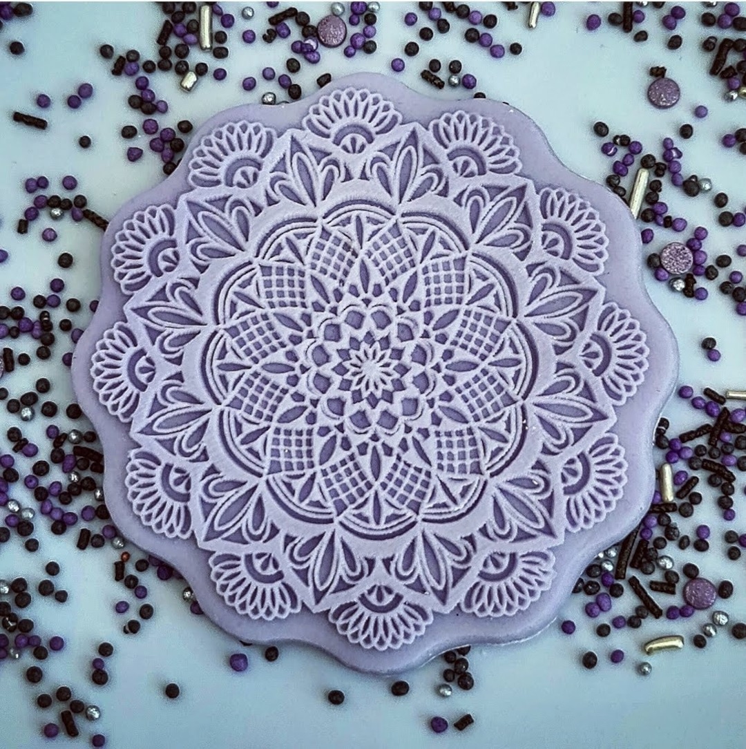 Boho Embosser Fondant Stamp Acrylic Debosser for Cookies - Etsy
