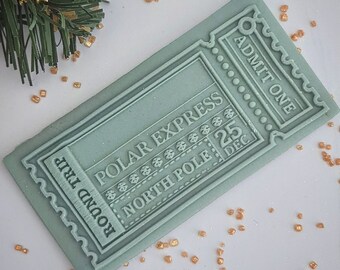 Polar Express Stamp - Etsy