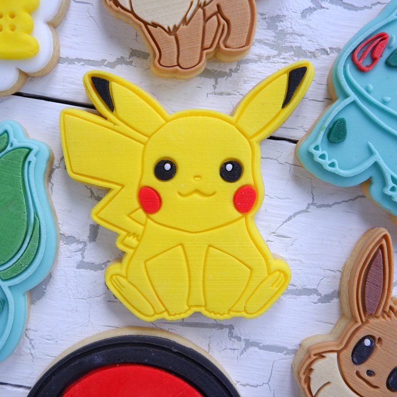 Pikachu Stamp - Etsy UK