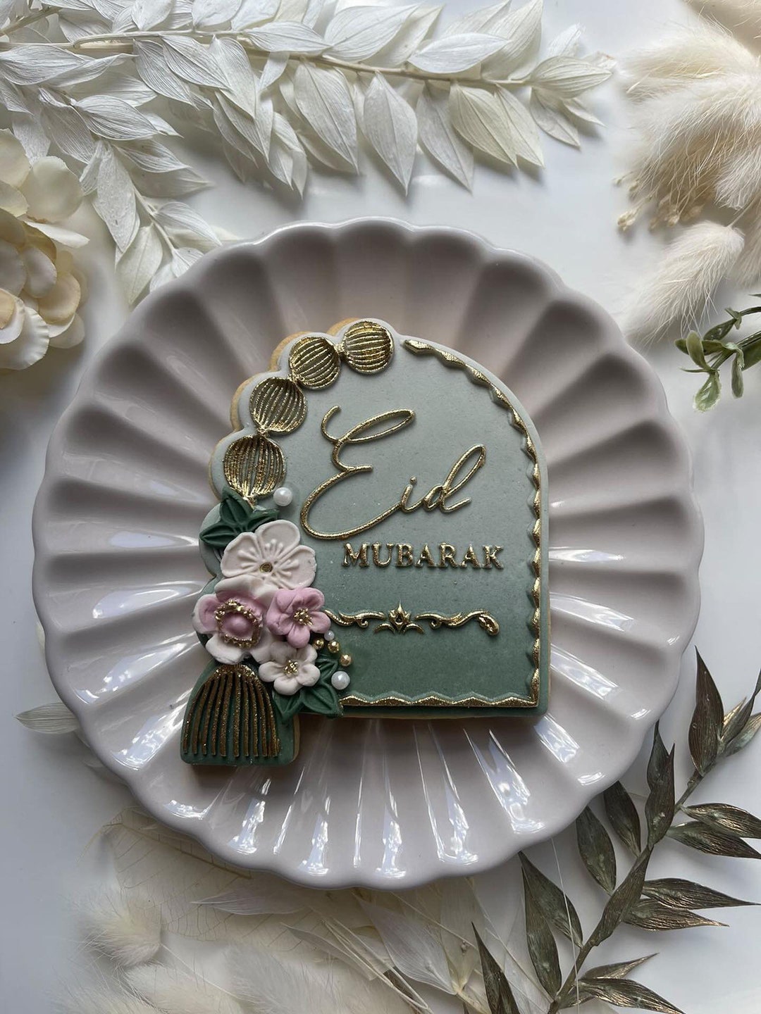 Eid Mubarak Embosser Fondant Stamp and Matching Cutter, Acrylic ...