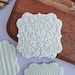 Floral Pattern Embosser Fondant Stamp, Acrylic Embosser for Cookies ...