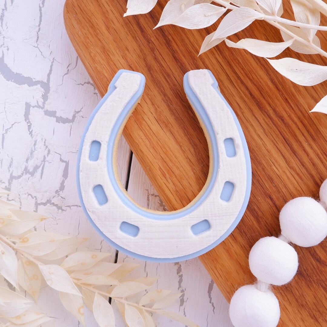 Horseshoe Embosser Fondant Stamp, Acrylic Debosser for Cookies ...