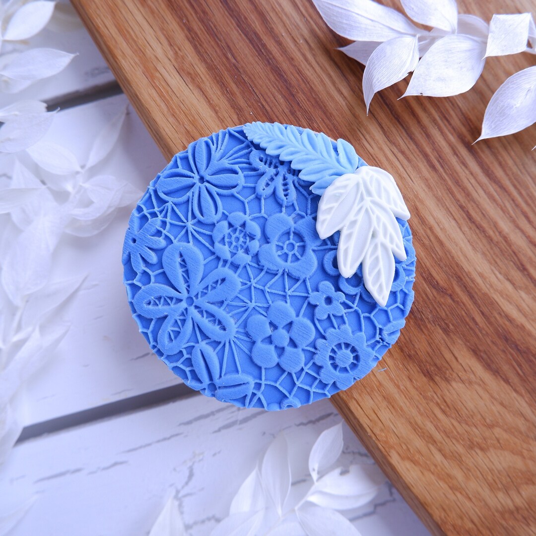 Pattern Embosser Fondant Stamp, Acrylic Embosser for Cookies, Cupcakes ...