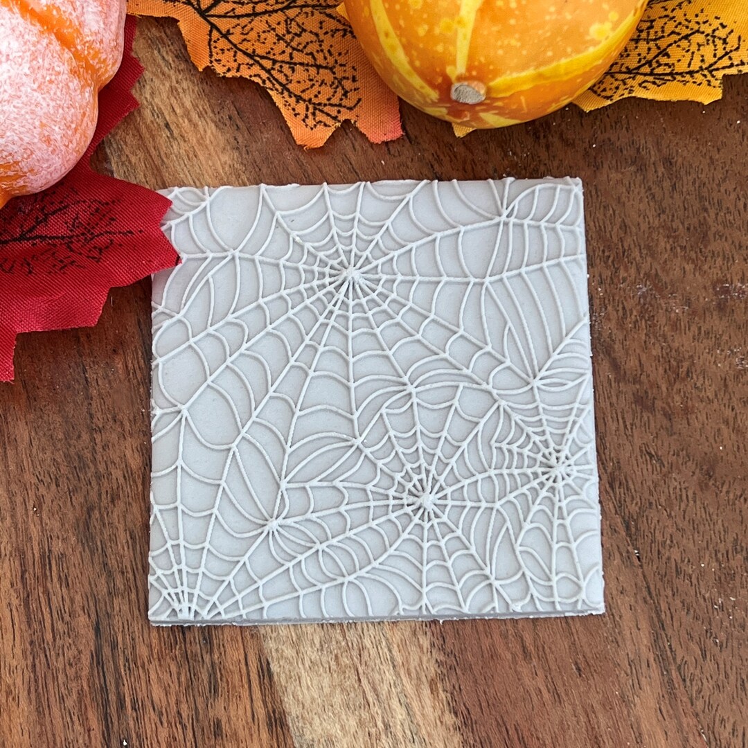 Spider Web Embosser Fondant Stamp , Acrylic Embosser for Cookies ...