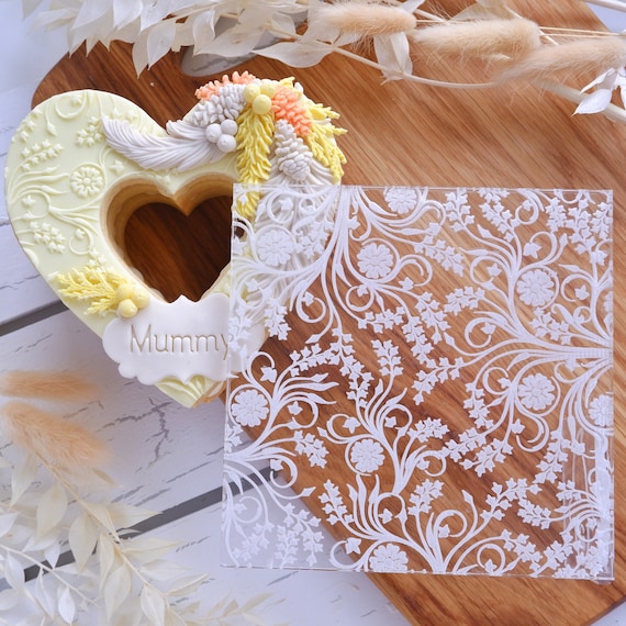 Pattern Embosser Fondant Stamp Acrylic Embosser for Cookies | Etsy