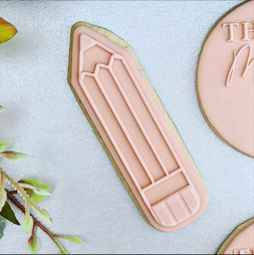 Graduation Embosser Fondant Stamp and Matching Cutter, Acrylic Debosser ...