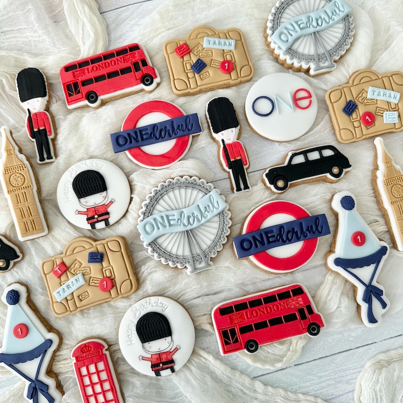 London Phone Booth Embosser Fondant Stamp, Acrylic Debosser for Cookies ...