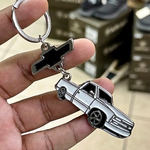 Custom Obs 93 Dropped Silverado Inspired Metal Keychain - Etsy