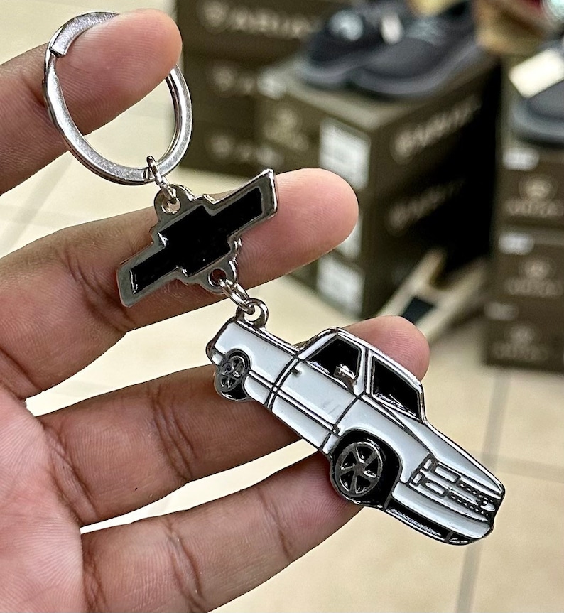 Custom Obs 93 Dropped Silverado Inspired Metal Keychain - Etsy