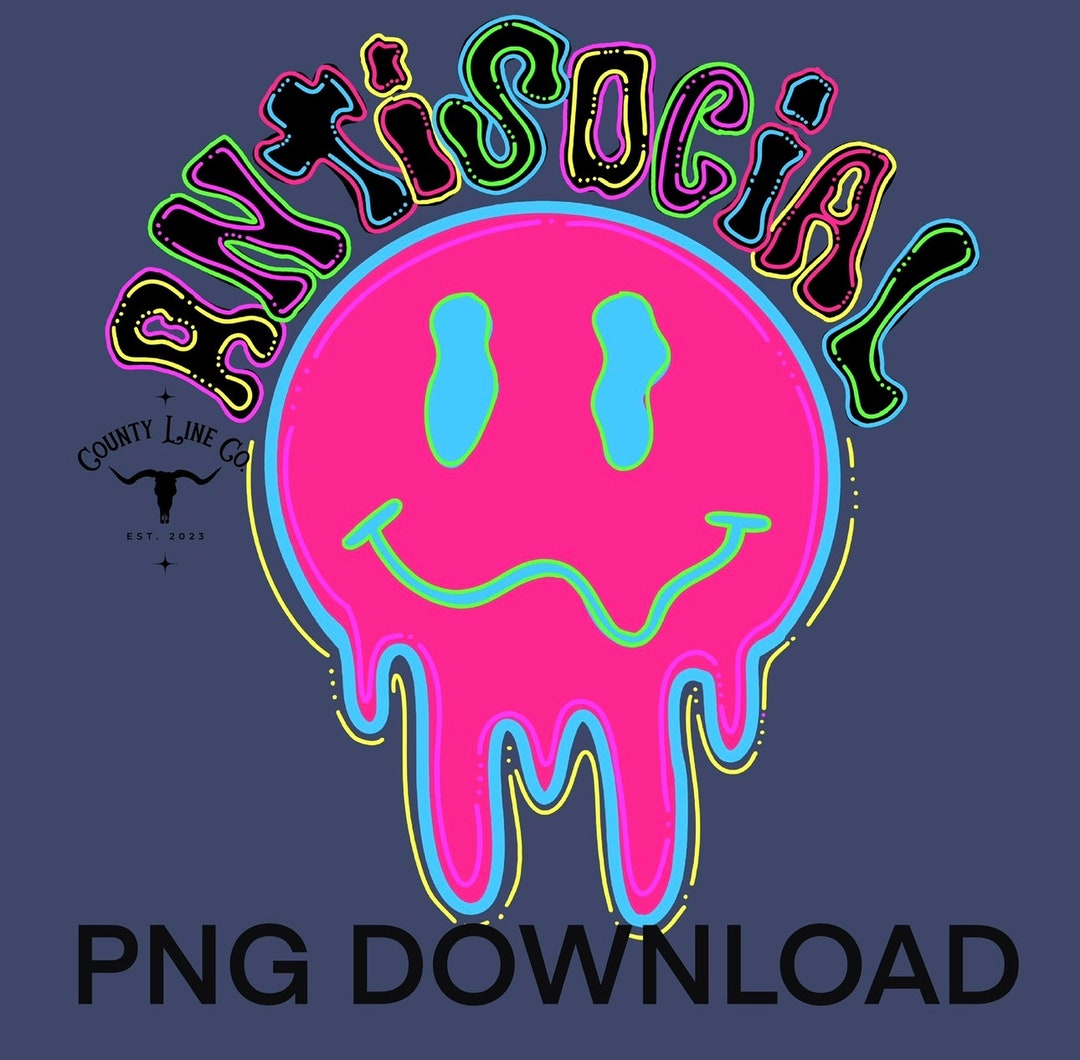 Antisocial Neon Png, Neon Png Download, Boujee Neon Png, Boujee Png ...
