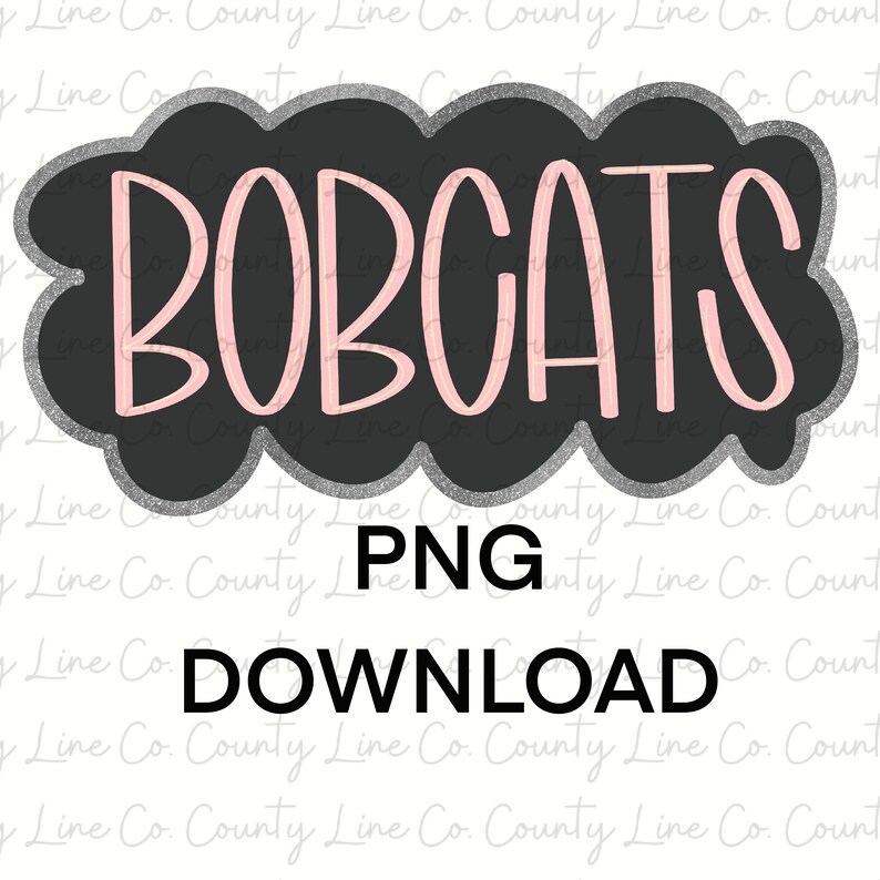 Bobcats PNG, School Mascot PNG, Cats PNG - Etsy