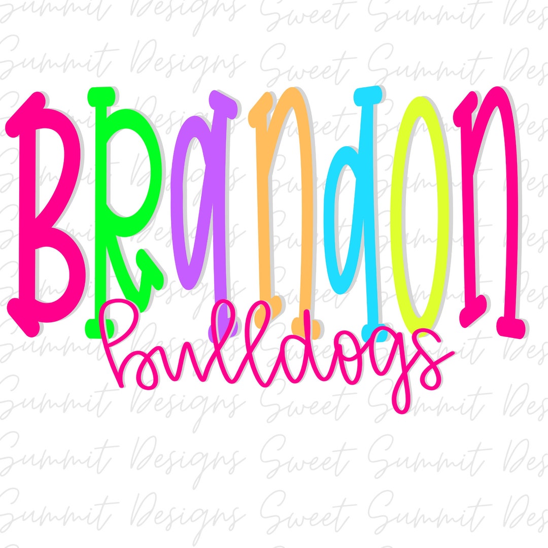 Brandon Bulldogs PNG Download - Etsy