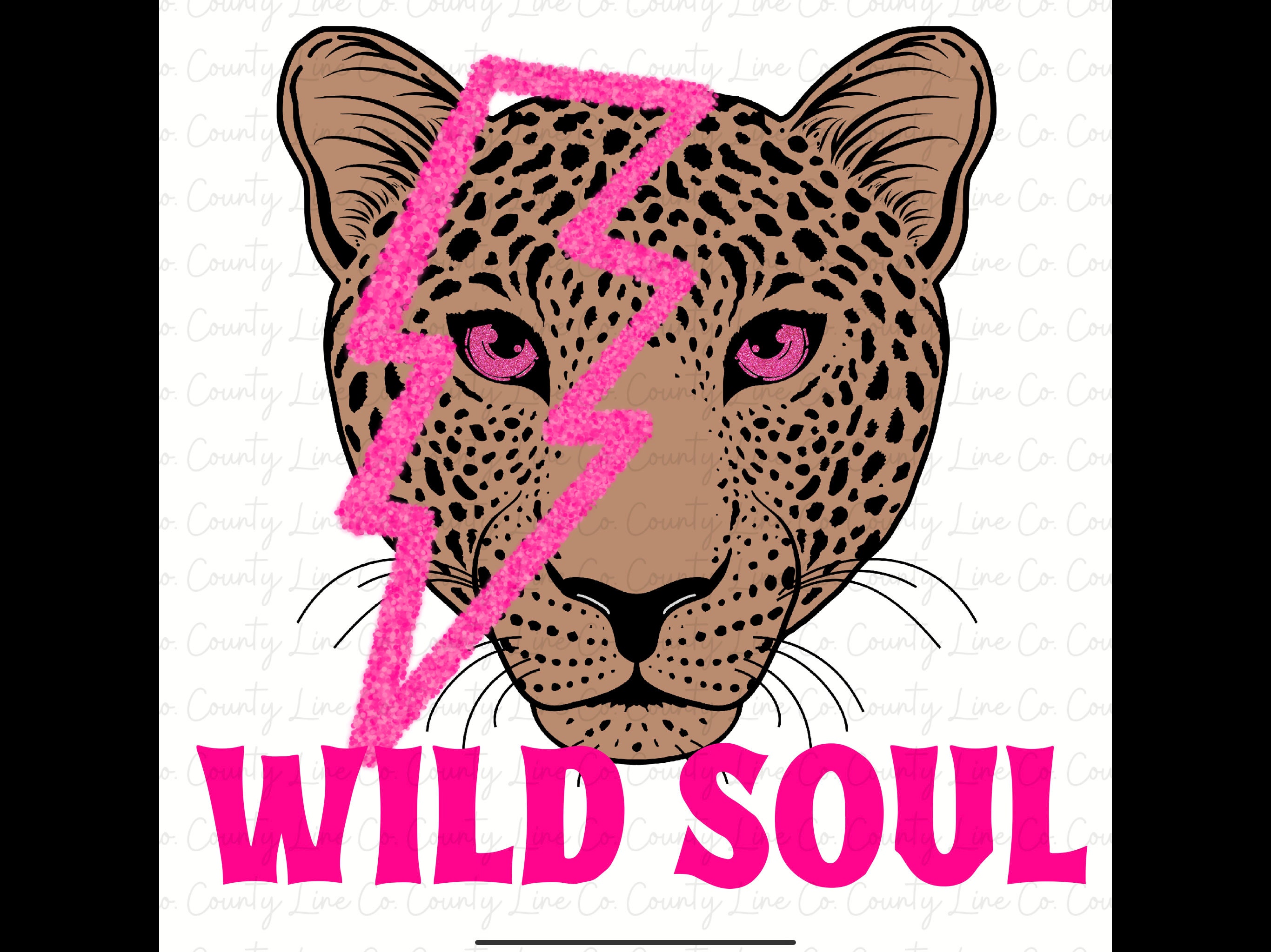 Wild Soul PNG, Boujee PNG, Leopard Png, Pink Glitter Png, Graphic Tee ...