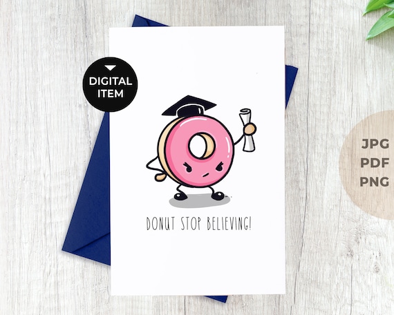 Printable Graduation Cards Instant Download Cute Funny - Etsy