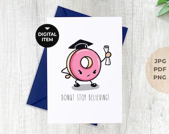 Printable Graduation Cards Instant Download, Funny Graduation Greeting ...