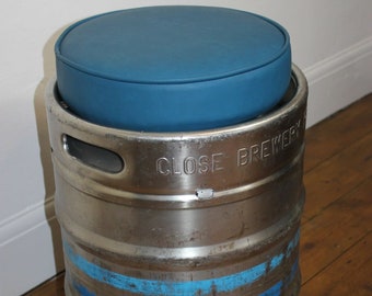 Beer keg bar stool | Etsy