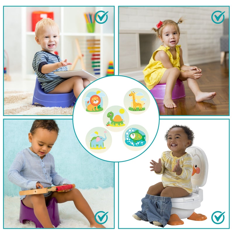 Miracle Potty Training Stickers Jungle Animals Toddler | Etsy