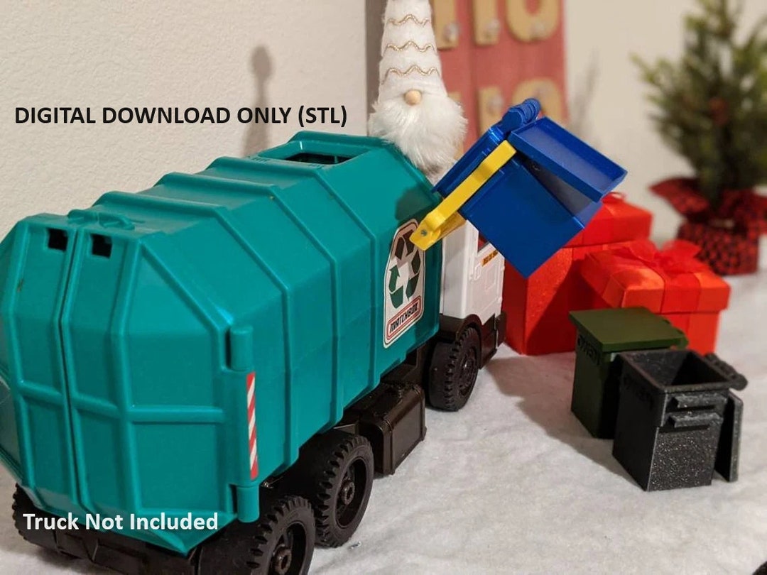 Garbage Can Toy 3D Digital Model (STL ONLY) - Etsy