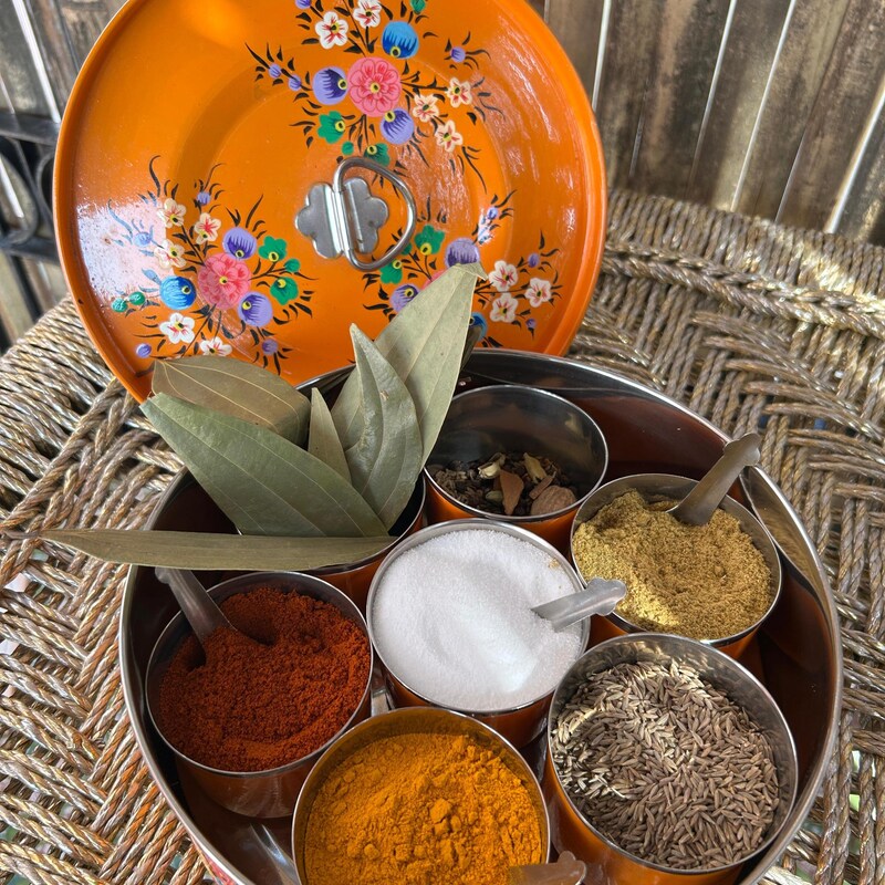 Indian Spice Box - Etsy
